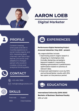 Build Digital Marketing Resume For Fresher [FREE Template + Samples]