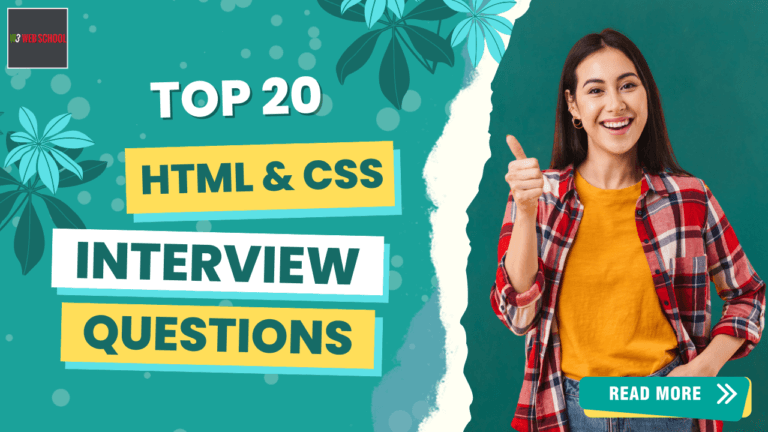 Top 20 HTML And CSS Interview Questions For Freshers [2025]