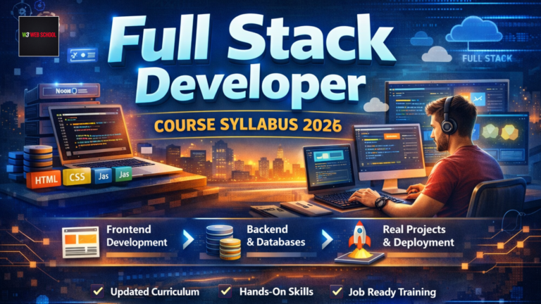 Full Stack Developer Course Syllabus | Duration | Fees | 2026