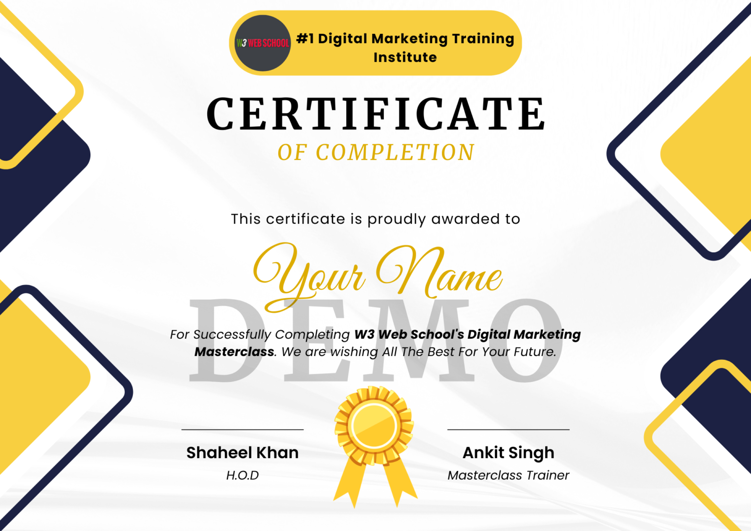 Digital Marketing Course Masterclass - W3webschool